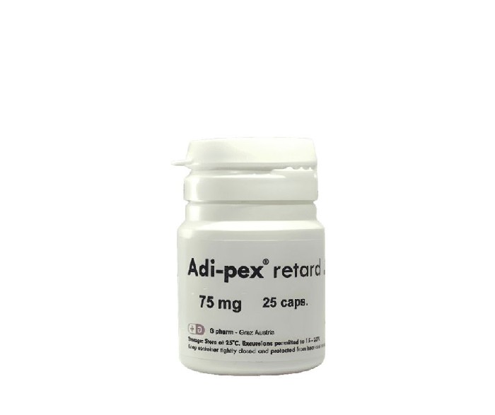 Adi-pex retard® Gpharm 75mg 25kaps